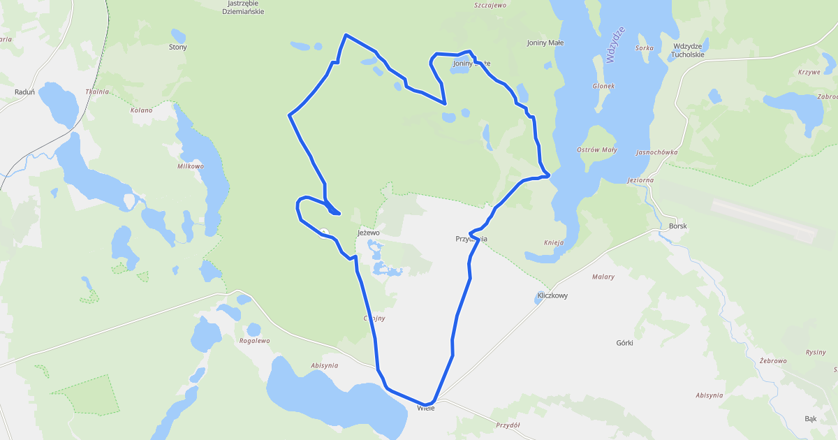 Pętla Przytarnia - mapa | Velomapa.pl