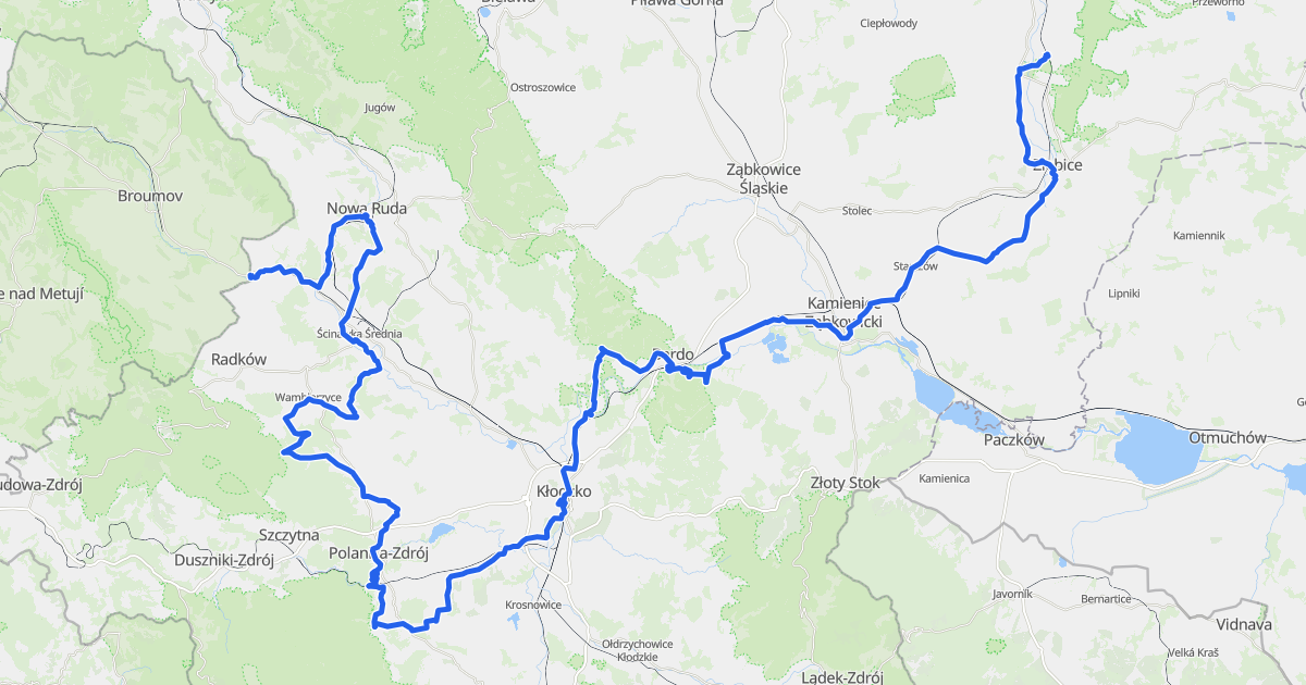 Europejski Szlak Cysterski - mapa | Velomapa.pl