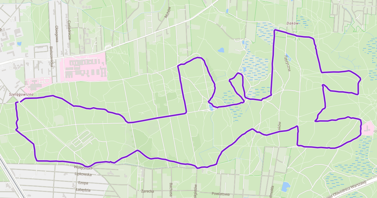 Wawer Fioletowy - mapa | Velomapa.pl