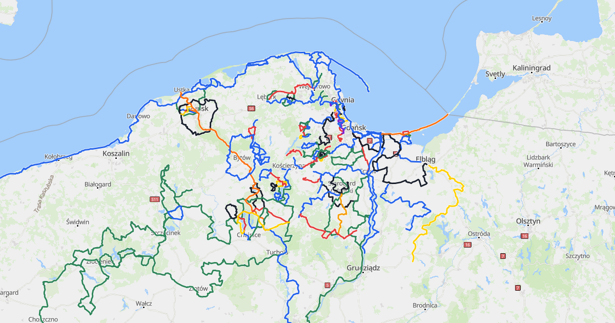 Trasy rowerowe - pomorskie. Mapa najlepszych szlaków rowerowych na Pomorzu